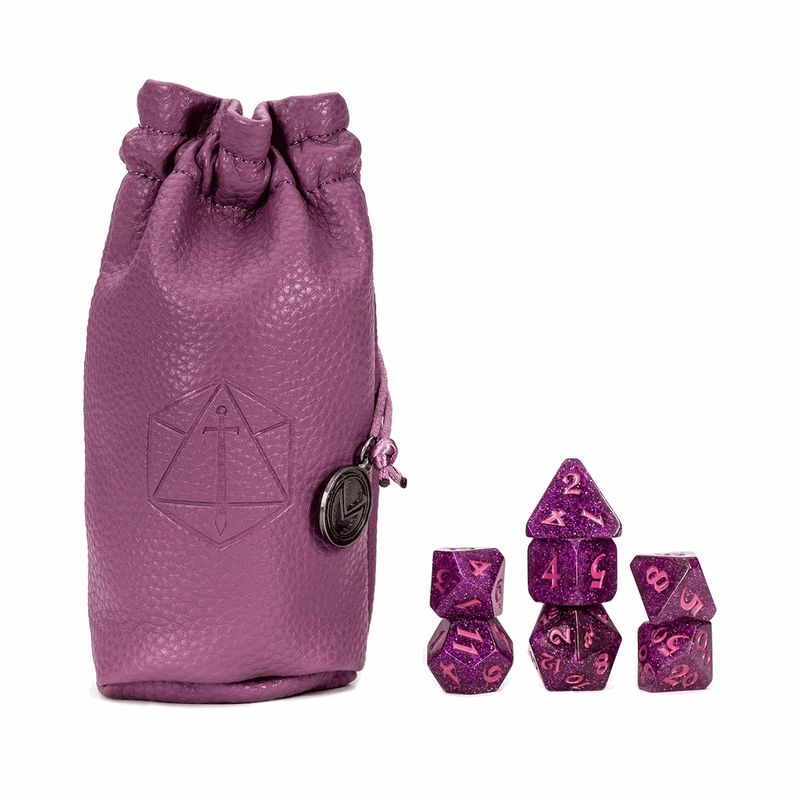 CRITICAL ROLE VOX MACHINA DICE SET: SCANLAN bag and RPG dice