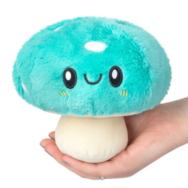 SQUISHABLE 7" TURQUOISE MUSHROOM
