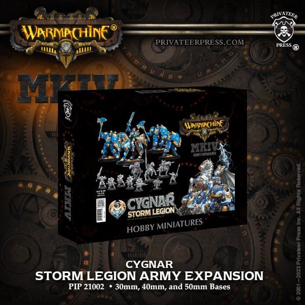 WARMACHINE: CYGNAR STORM LEGION: ARMY EXPANSION