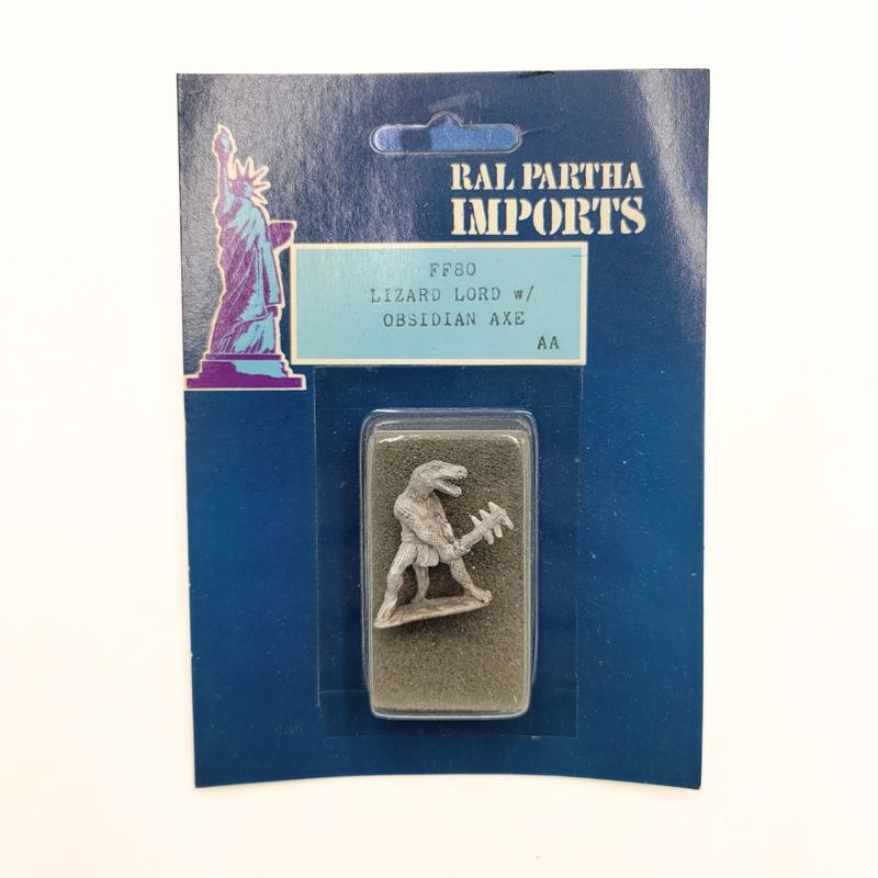 LIZARD LORD w/ OBSIDIAN AXE
