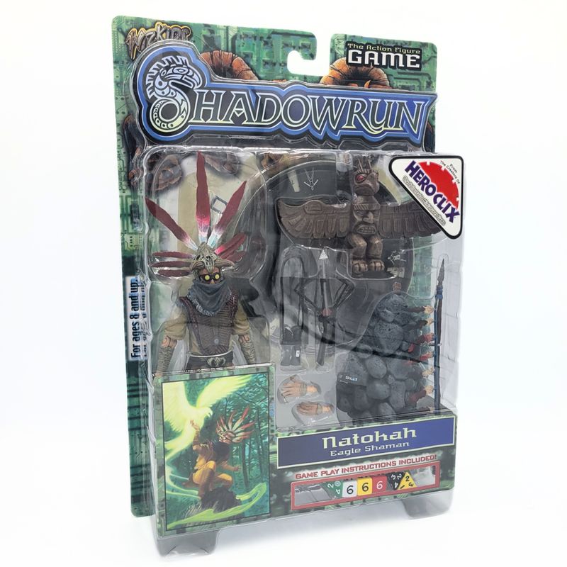 SHADOWRUN ACTION FIGURE GAME - NATOKAH EAGLE SHAMAN (2003)
