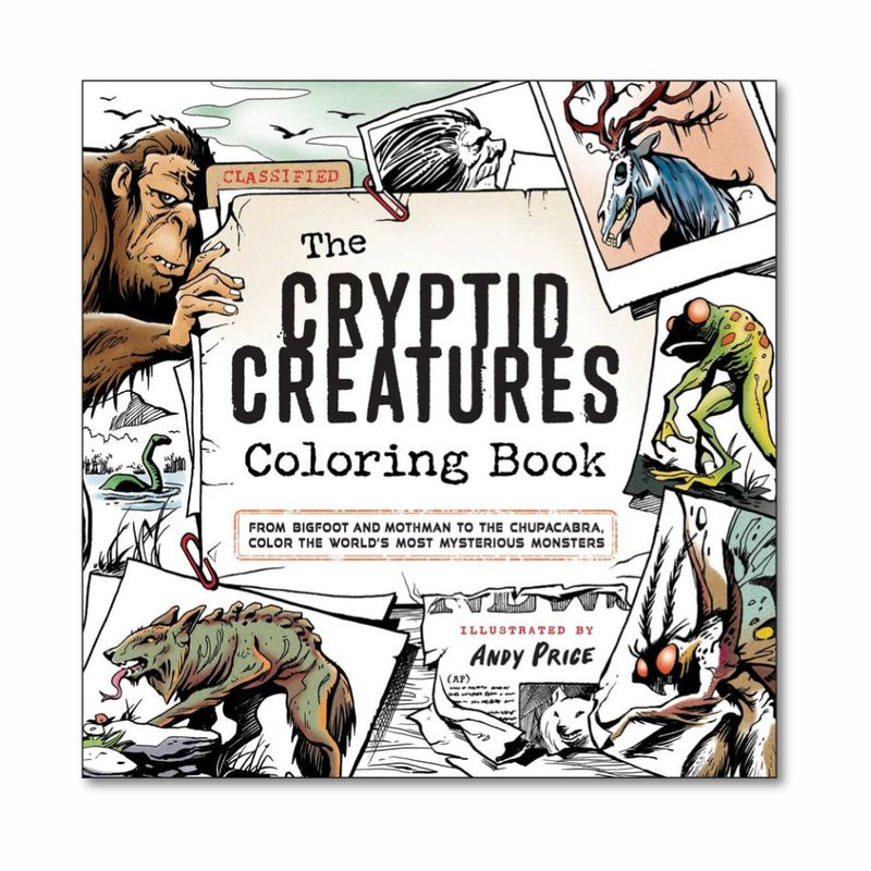 COLORING BOOK CRYPTID CREATURES