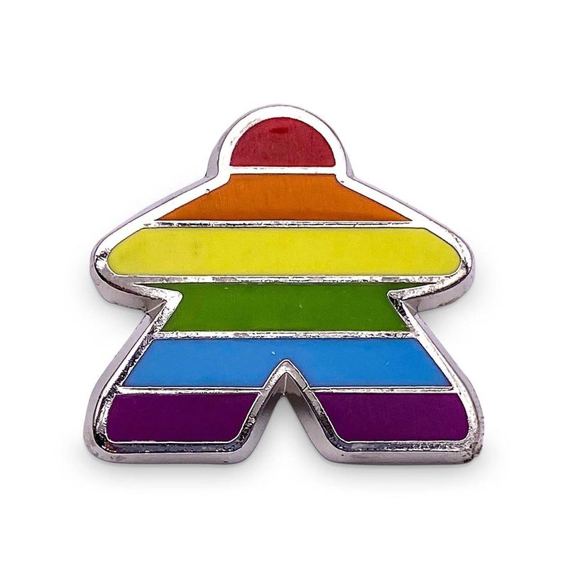 PIN - RAINBOW MEEPLE