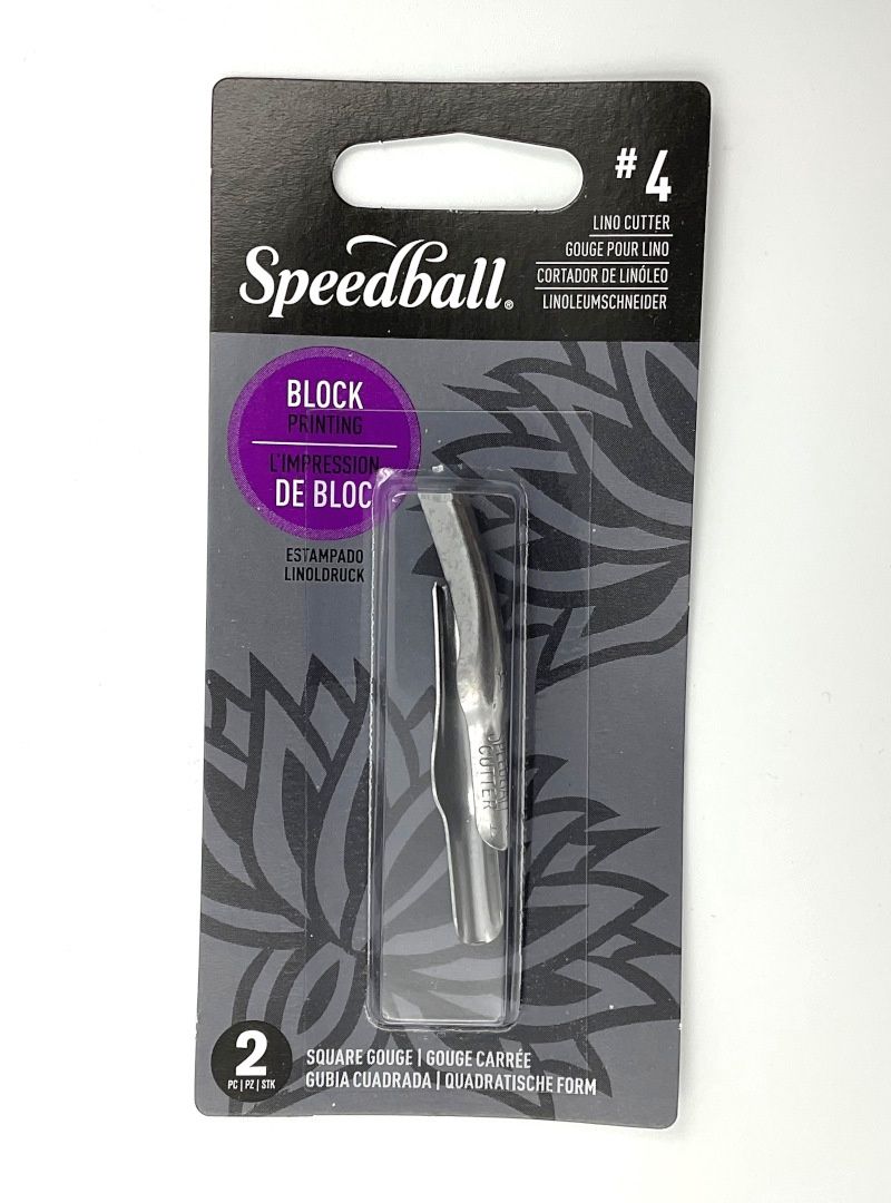 Gouge carrée #4 pour outil de linogravure (2) Speedball