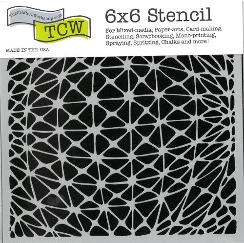 Stencil Mini Geo Netting 6"x6" TCW901s