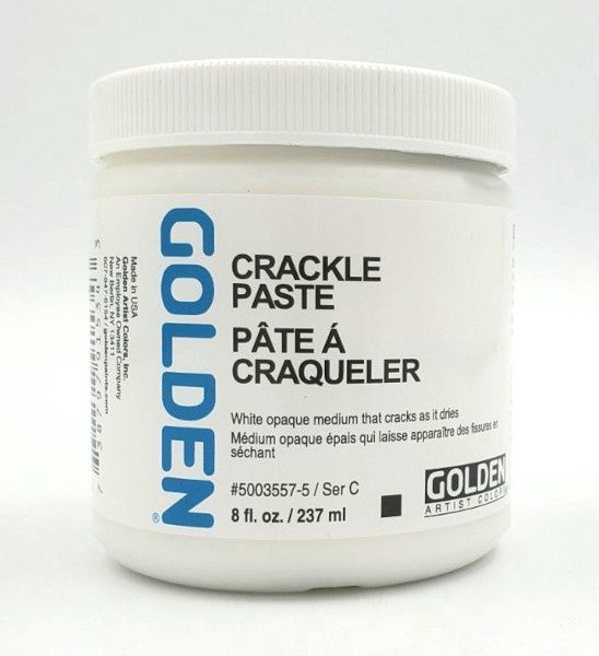 Crackle paste 8oz/237ml Golden – Showcase