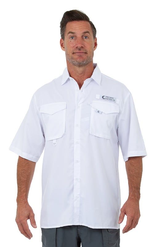 Uzzi Utility Fishing Shirt S/S UPF50 - White