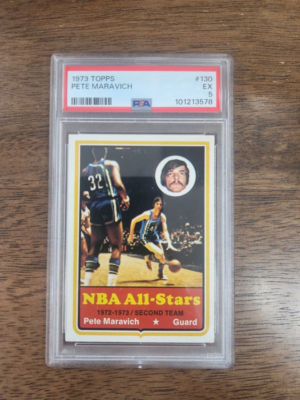 1973 Topps Pete Maravich NBA All Stars PSA 5
