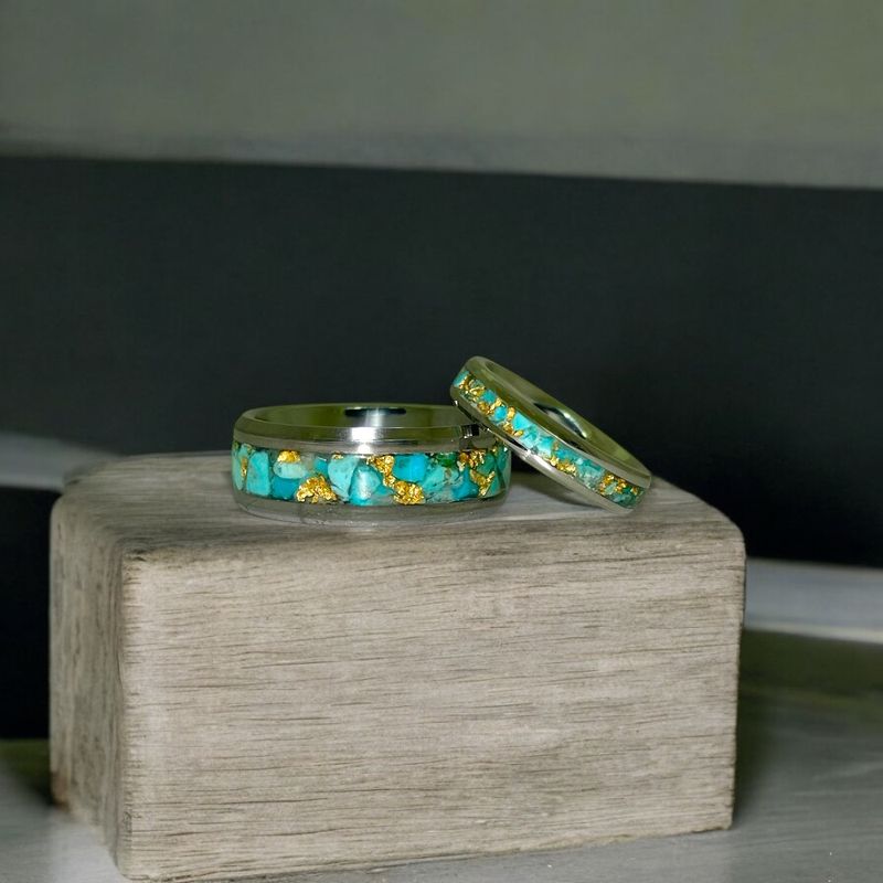 Turquoise Vein Ring
