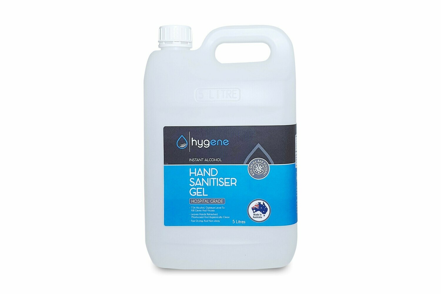 Disinfectant Anti Bacterial Alcohol Hand Sanitiser Gel 5 Litre
