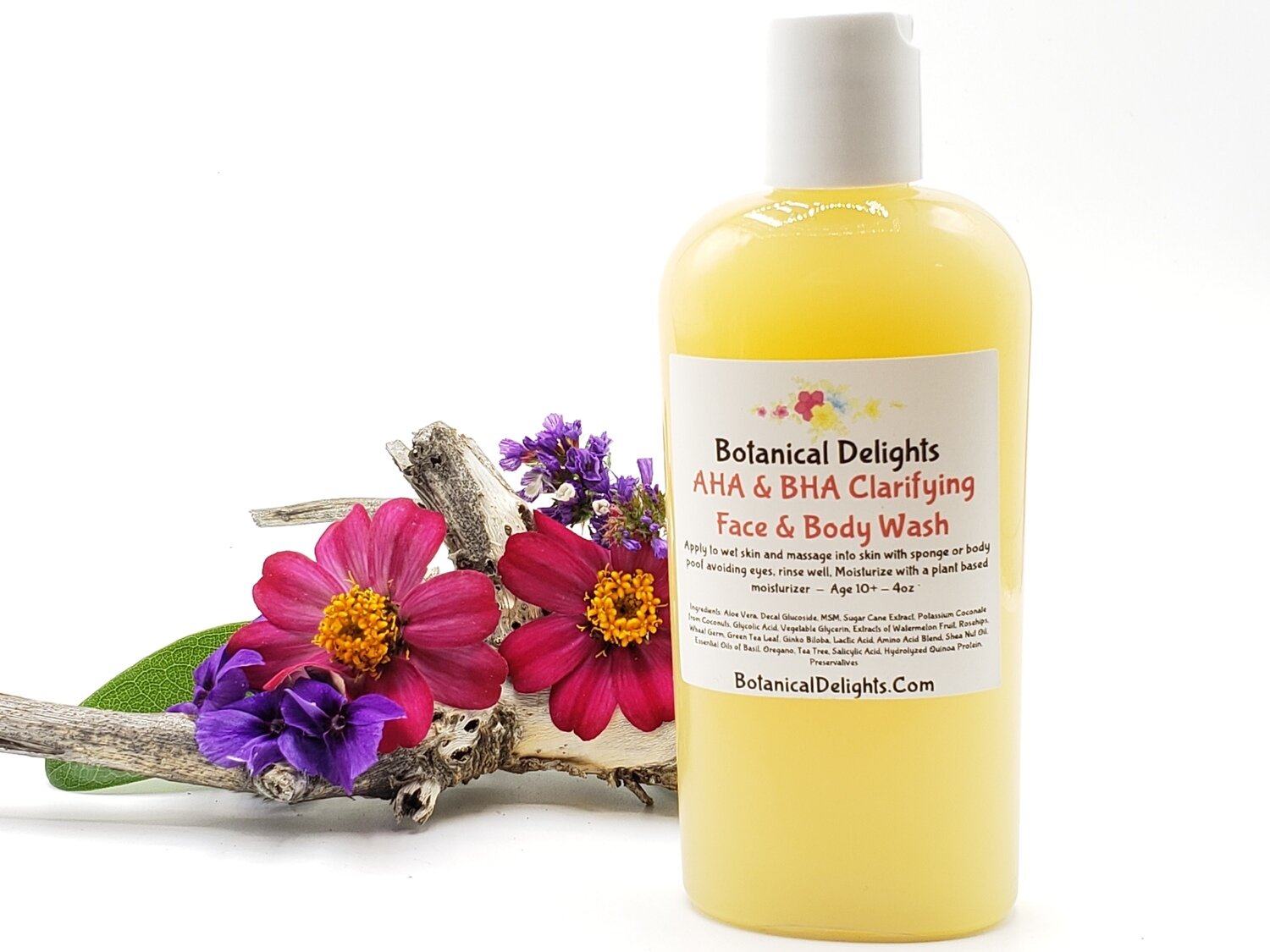 Botanical Delights Salicylic Acid Face & Body Wash
