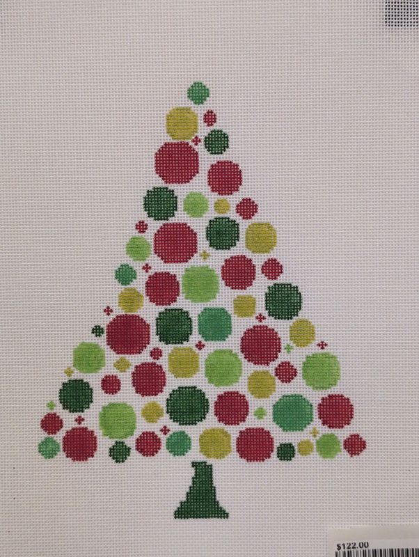 Green Red Dot Christmas Tree (KICH59)
