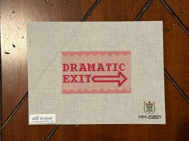 Dramatic Exit pink 2.75" x 4.25" 18M