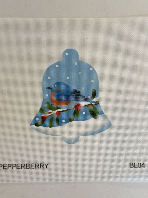 Blue Bird Snow Bell