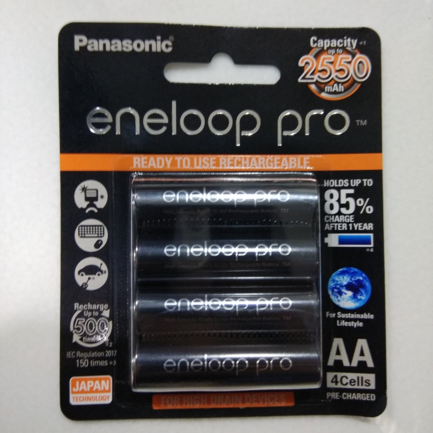 Panasonic Eneloop Pro Aa 2550mah 4 Battery Rs 810 Lt Online Store