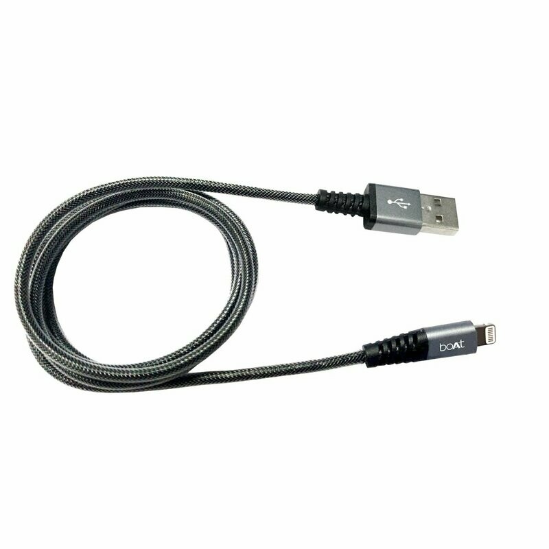 boAt 1mtr USB to Lightinng Data Cable, Grey – Rs.950 – LT Online Store