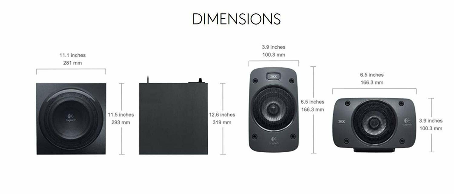 Logitech Z906 Surround Sound Speaker System THX, Dolby