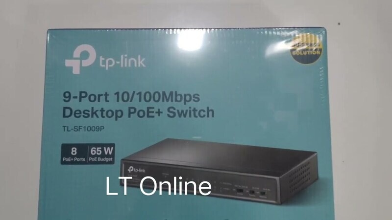 TP-Link SF1009P 9-Port 10/100Mbps 8-Port PoE+ – Rs.2990 – LT Online Store