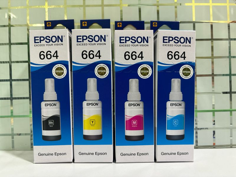 Original ink Epson 664 set of 4 bottle (Bk/Y/C/M) – LT Online Store