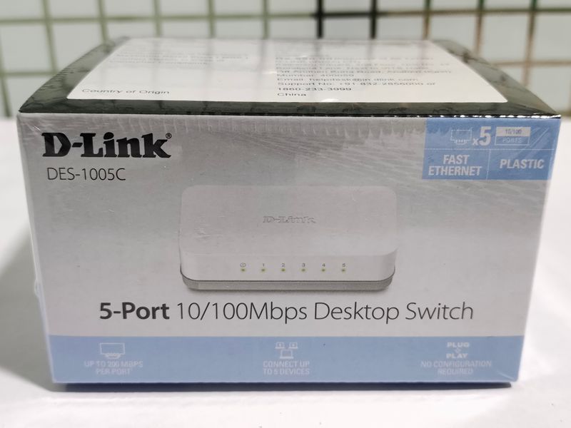 D-Link DES-1005C 5-Port Network Switch, – Rs.620 – LT Online Store