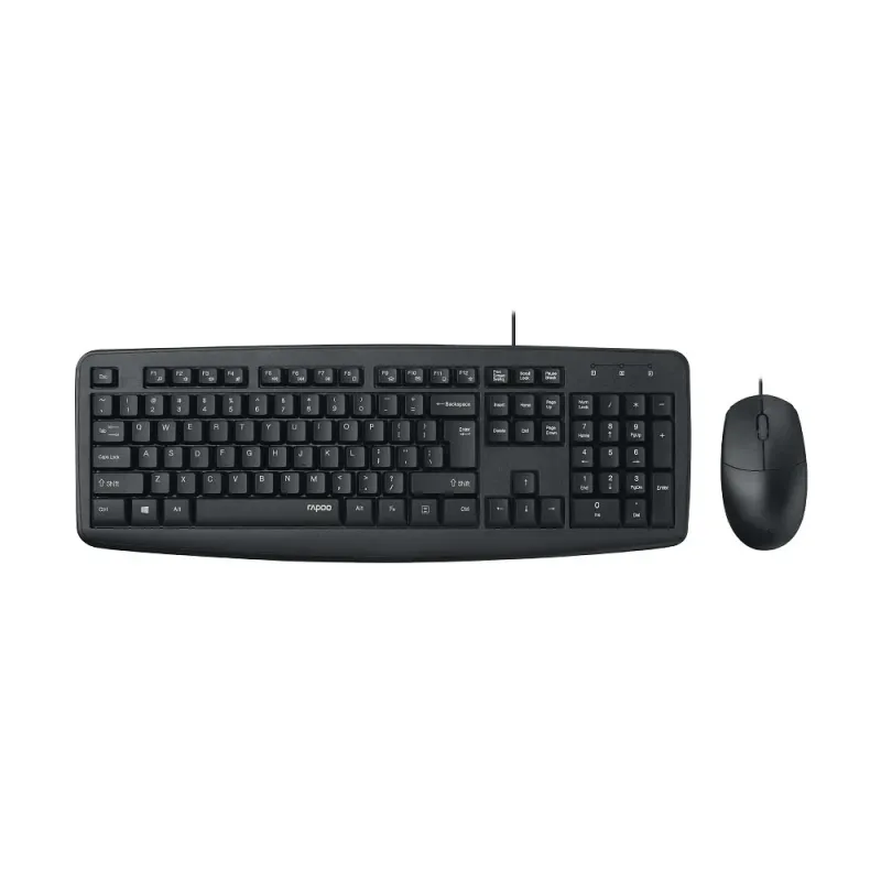 Rapoo NX1600 Wired Optical Mouse & Keyboard Combo – LT Online Store Rapoo NX1600 Wired Optical Mouse & Keyboard Combo – LT Online Store