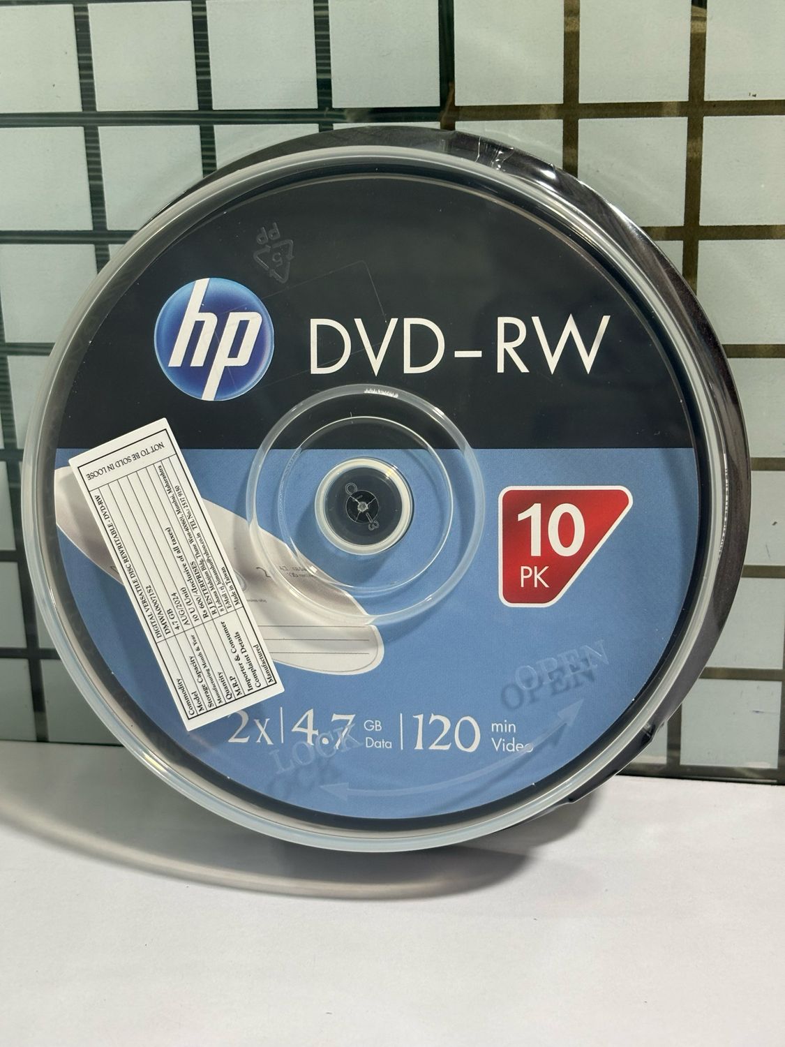 HP DVD-RW 4.7GB Blank Disk’s (Pack Of 10) – Rs.490 – LT Online Store