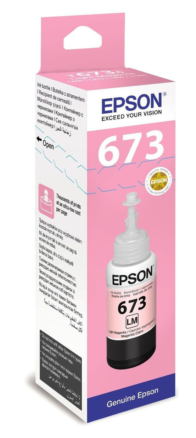 Rs.616 – Epson 673 Light Magenta ink Bottle – LT Online Store