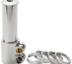 49 N Threadless Stem Height Extender - Silver