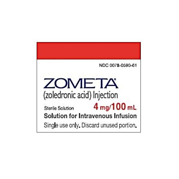 ZOMETA 4MG/100ML INJECTION
