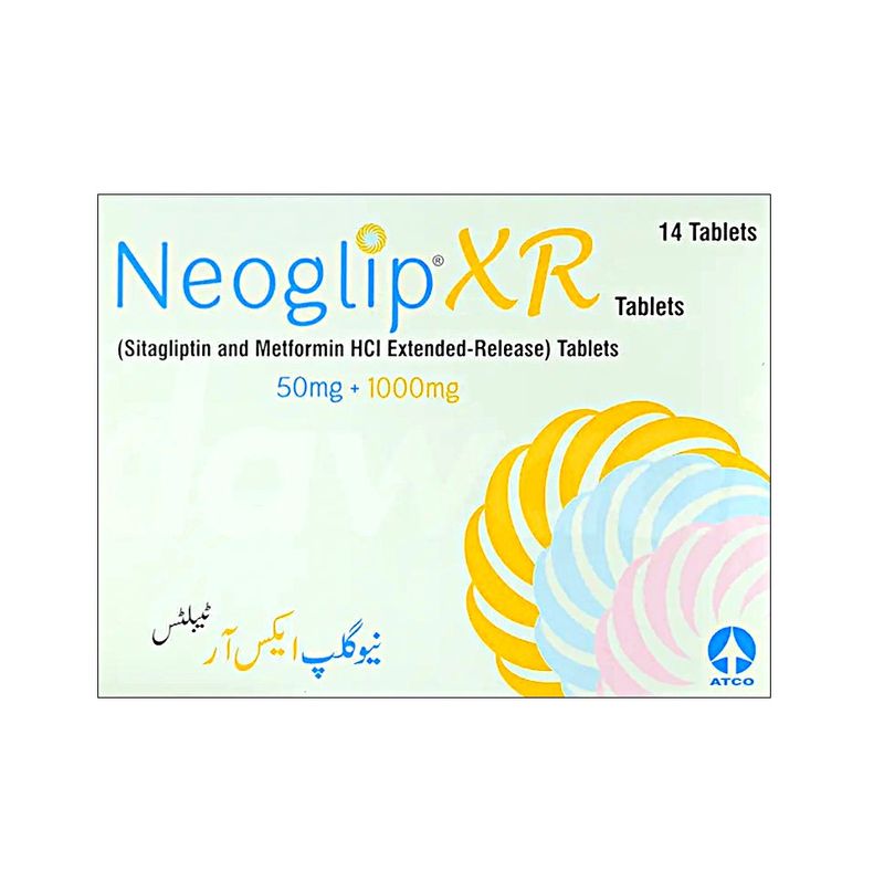 NEOGLIP XR 50/1000MG TABLET
