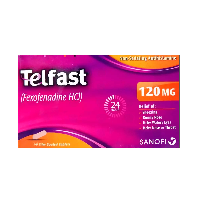 TELFAST 120 MG TABLET