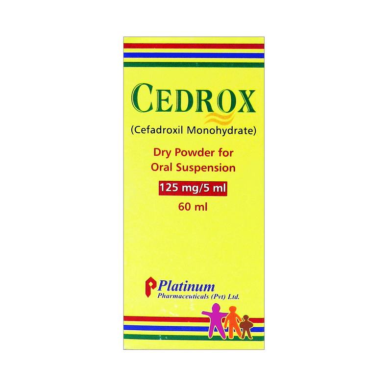 CEDROX 125 MG 60 ML SYRUP
