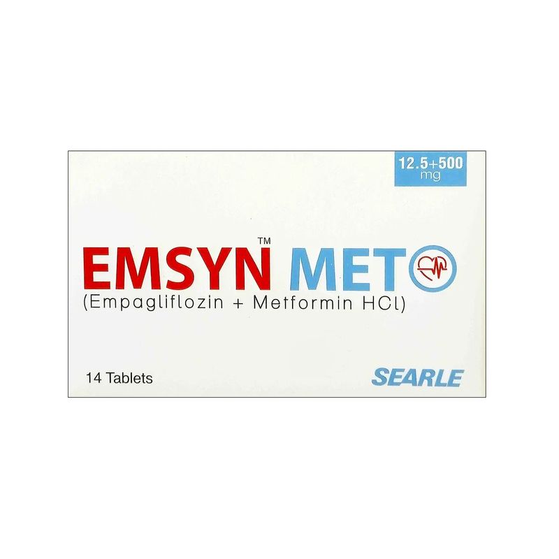 EMSYN MET 12.5+500MG TABLET