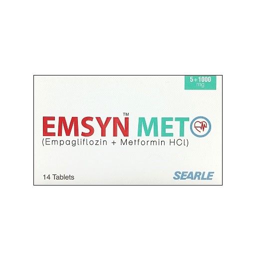 EMSYN MET 5+1000MG TABLET
