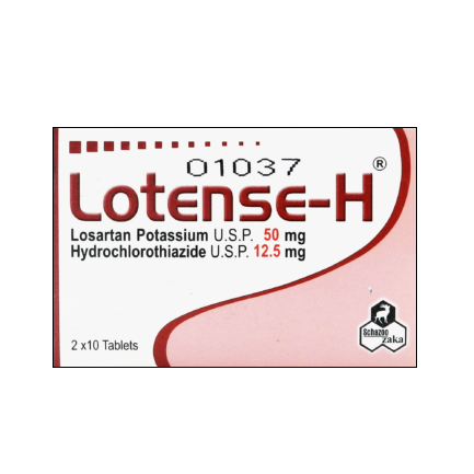 LOTENSE H 50/12.5 MG TABLET