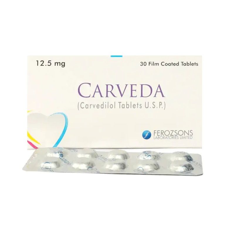 CARVEDA 12.5 MG TABLET