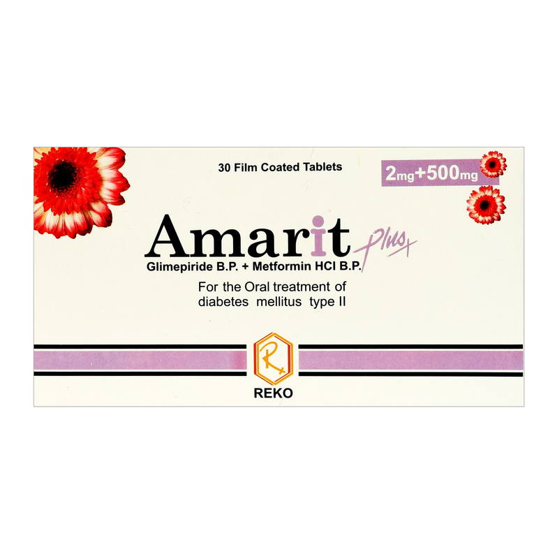 AMARIT PLIUS 2+500MG TABLET