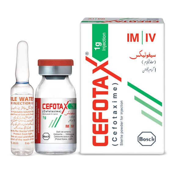CEFOTAX 1GRAM 1 VIAL INJECTION