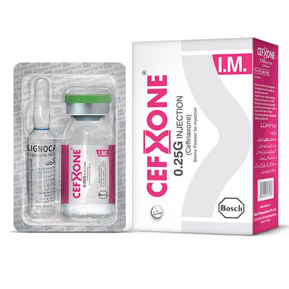CEFXONE IM 250 MG 1 VIAL INJECTION