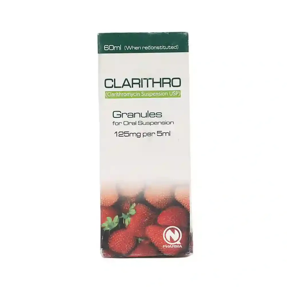 CLARITHRO 125 MG 60 ML SYRUP