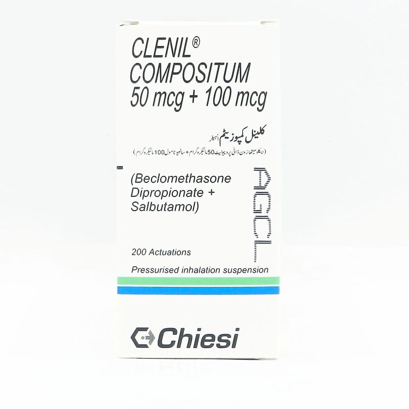 CLENIL COMPOSITUM HFA INHALER 50/100
