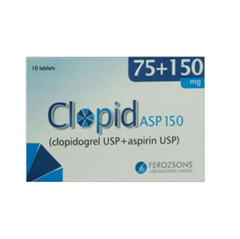 CLOPID ASP 75/150 MG TABLET