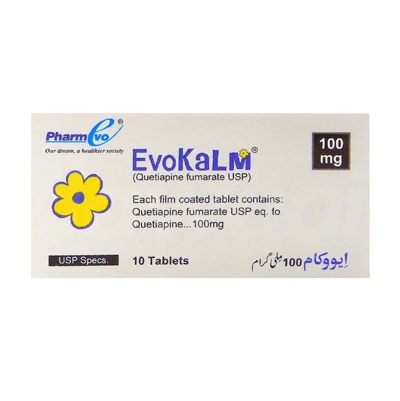 EVOKALM 100 MG TABLET