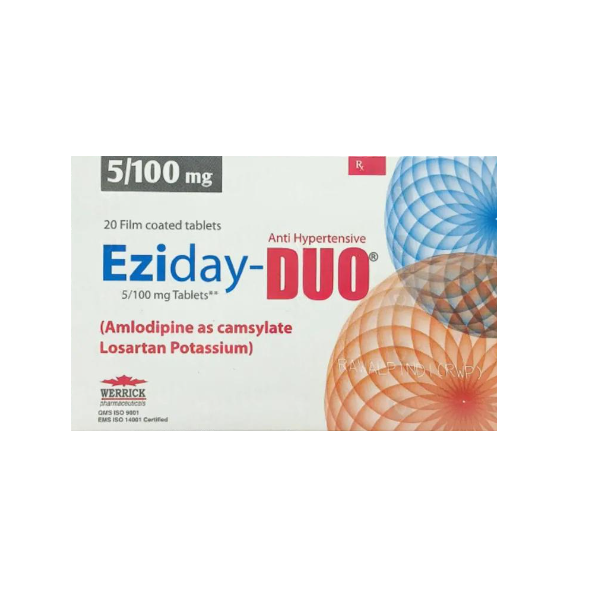 EZIDAY DUO 5/100 MG TABLET