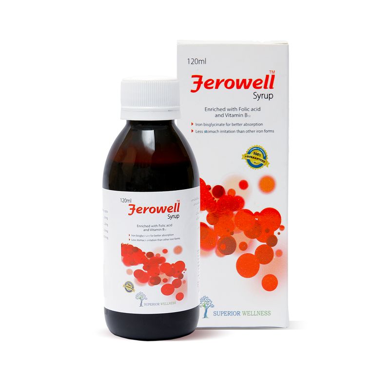 FEROWELL 120ML SYRUP