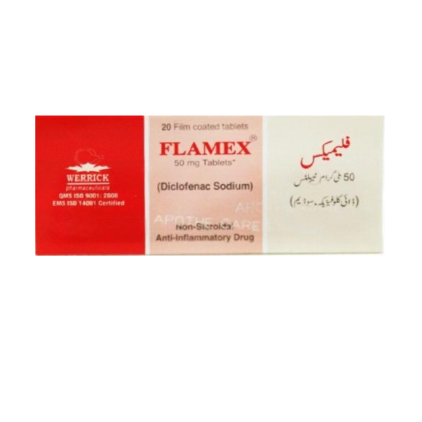 FLAMEX 50MG TABLET