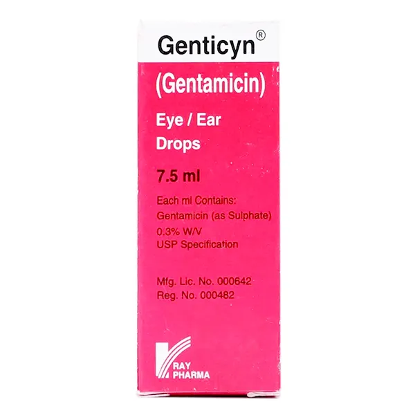 GENTICYN EYE/EAR DROPS 7.5ML