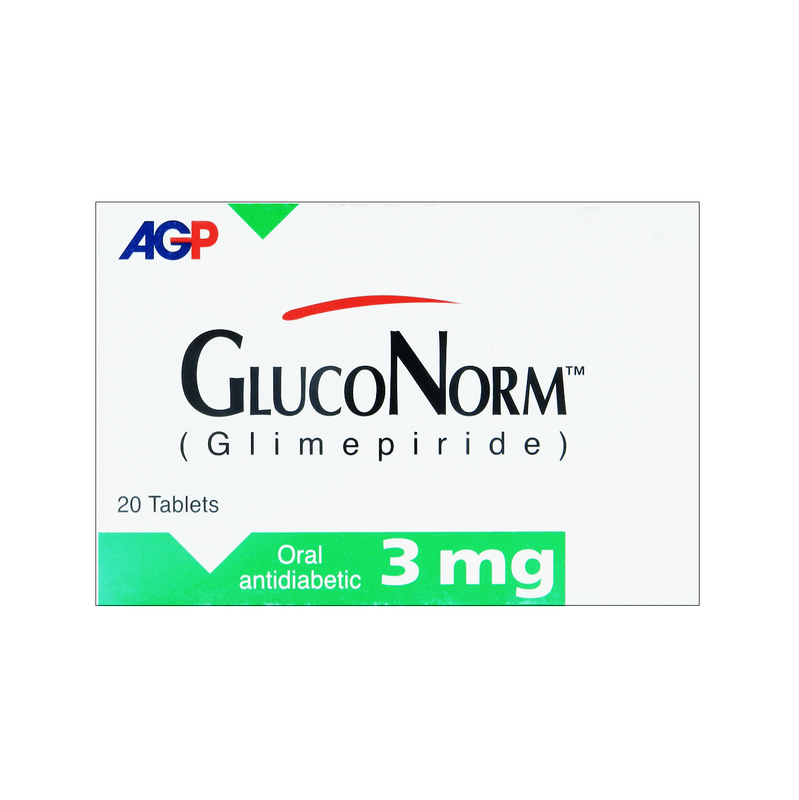 GLUCONORM 3 MG TABLET