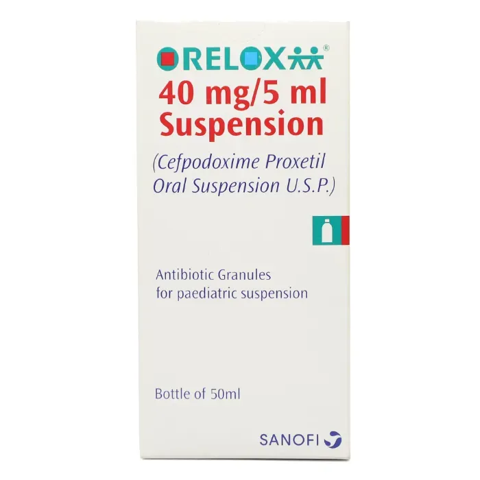 ORELOX 40 MG 50 ML SYRUP