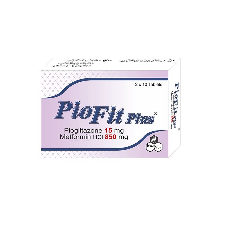 PIOFIT PLUS 15/850 MG TABLET